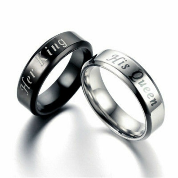 Jewelry | Super Cute Titanium Stainless Steel Couples Set | Poshmark
